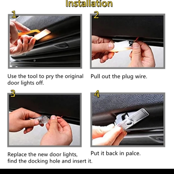 Other | 2 Challenger Hellcat Srt Car Door Courtesy Lights | Poshmark